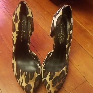 Jessica Simpson | Shoes | Jessica Simpson Leopard Print Heels | Poshmark
